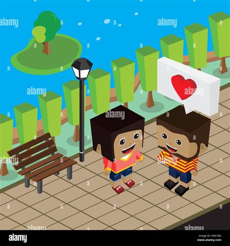Geek Couple Lover In Romance Love Stock Vector Image And Art Alamy