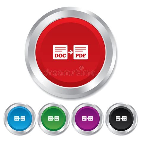 Export XML To PDF Icon File Document Symbol Stock Vector Illustration Of Flat Sign