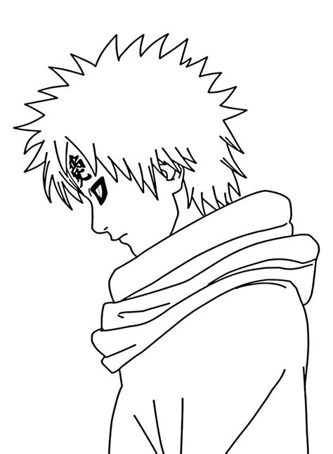 Gaara Coloring Pages