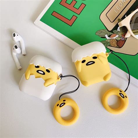 เคสหูฟังบลูทูธไร้สาย กันกระแทก ลายไข่แดงน่ารัก สไตล์ญี่ปุ่น สําหรับ