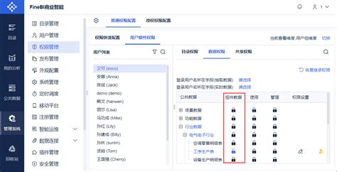 公共数据组件数据权限 FineBI帮助文档 FineBI帮助文档