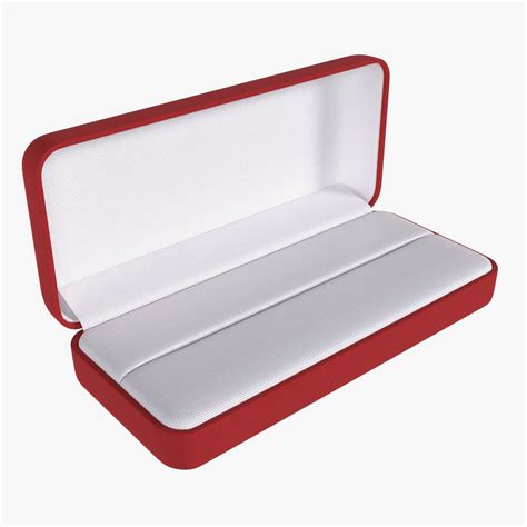 Jewelry Box Rectangle Open 3d Model Download Jewelry On
