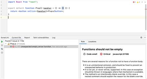 Using Empty Functions As Default Parameters Should Not Be Critical Report False Positive