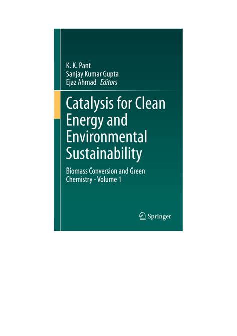 Pdf Biochar As A Catalytic Material