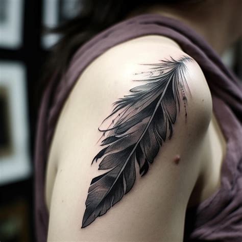 Feather Tattoo For Men