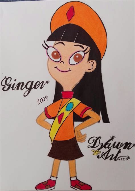Fireside Girls Ginger Hirano N 1009 By Iguana2003drawings On Deviantart