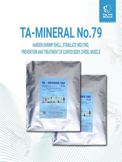 Ta Mineral No 79 Harden Shrimp Shell Stimulate Molting Prevention