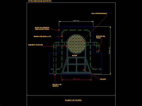 Skim Filter Skimmer Filter In Autocad Cad 1097 Kb Bibliocad