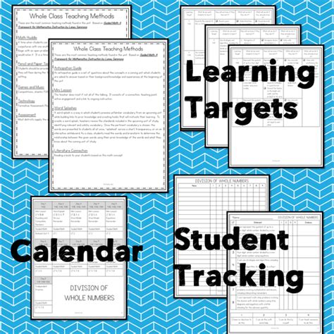 Division Of Whole Numbers 4 4e 4 4f 4 4g 4 4h 4 5a Ipohly Inc