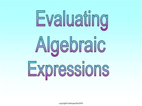 algebraic expressions and terms pptx