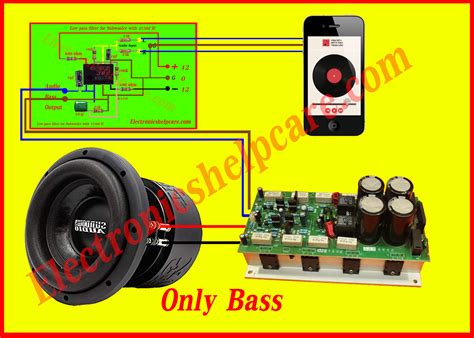 Low Pass Filter For Subwoofer With 4558d IC Electronics Help Care