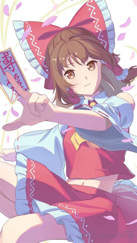 Hakurei Reimu Reimu Hakurei Touhou Image By Nb Draw3456 4056483