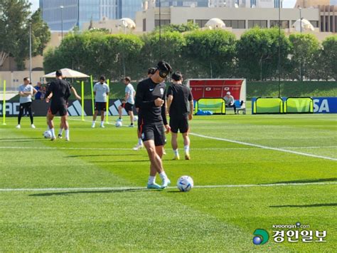 경인일보 지금 여기 카타르 가나전 D 1 한국 대표팀 훈련 김민재도 참여