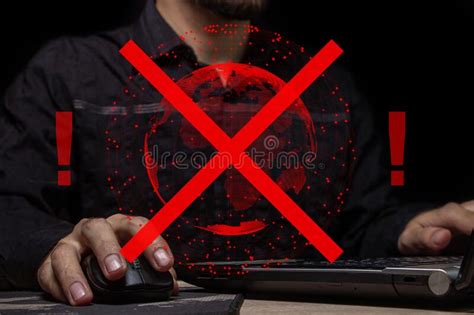 Closing Access To Information In The Shared Database Access Limitation Stock Image Image Of