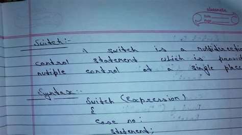 Switch Statement In C Programming What Is Switch Case With Syntax