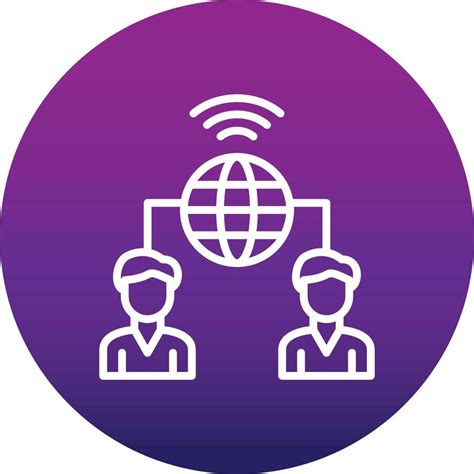 Network Connection Vector Icon 16823466 Vector Art At Vecteezy