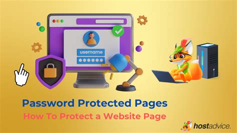 password protected pages how to protect a website page