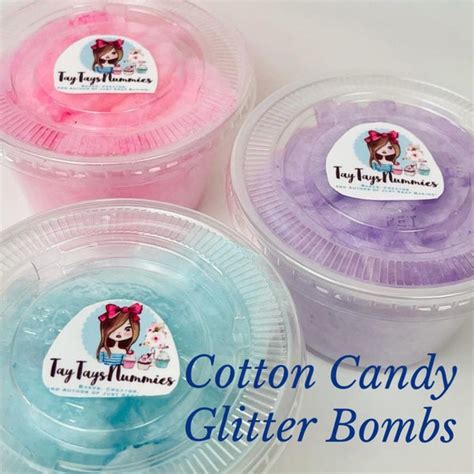 Gender Reveal Glitter Cotton Candy Etsy