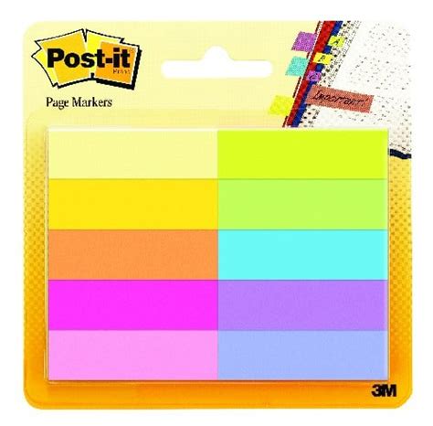 Marque Pages Post It En Papier 10 Blocs De 50 Feuilles Notes