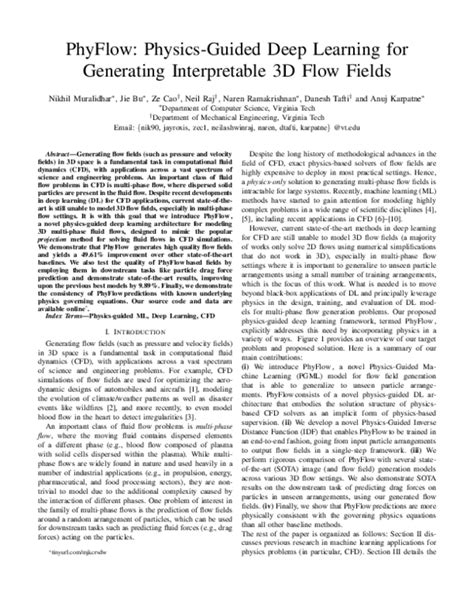 Pdf Phyflow Physics Guided Deep Learning For Generating