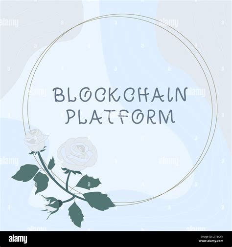 Text Caption Presenting Blockchain Platform Business Approach