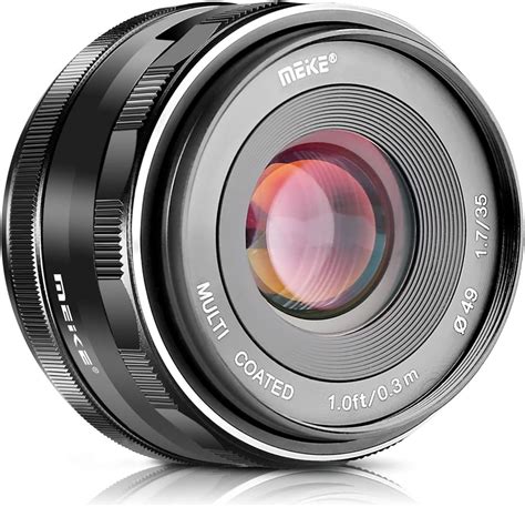 Meike MK mm F Objektiv mit manuellem Fokus für Micro MFT