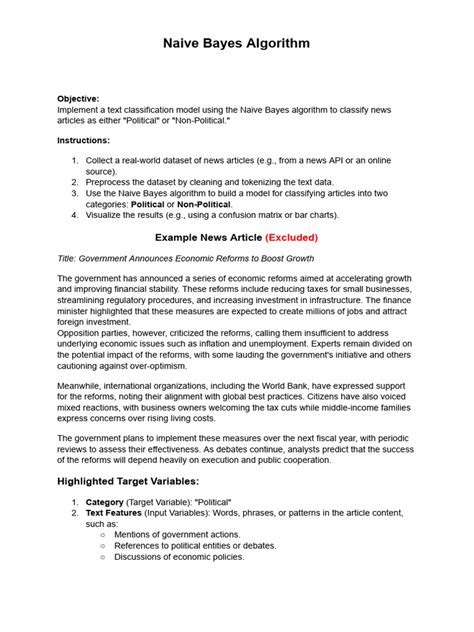 Naive Bayes Algorithm Pdf