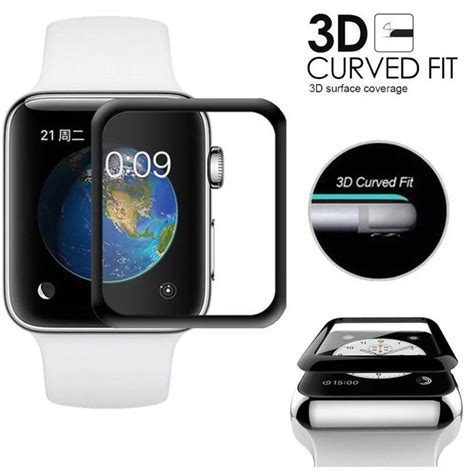D Full Cover Screen Protector For IWatch Tempered Glass For IWatch Series Mm Mm Mm
