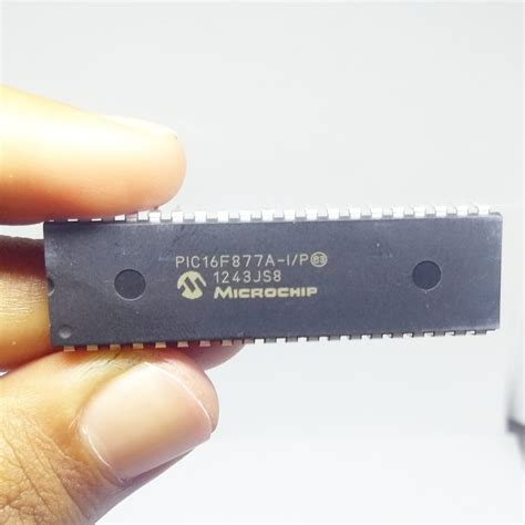 Circuito Integrado Ci Microcontrolador PIC 16F877A I P DIP 40