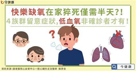 快樂缺氧在家猝死僅需半天？！4族群留意症狀，低血氧非確診者才有！ 健康 Nownews今日新聞