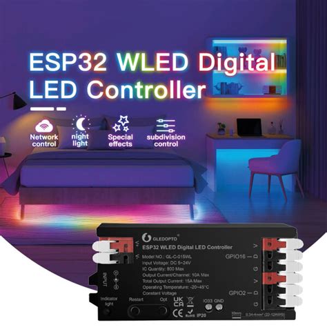 Esp32 Wled Digital Led Controller For Digital Light Strips Wled 2499