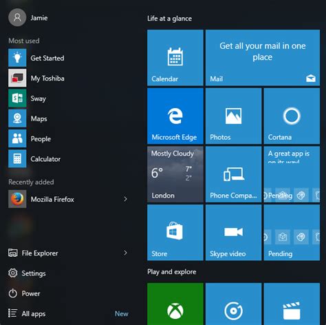 Missing Tiles In The Start Menu Windows Forums