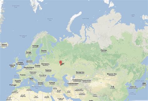 Penza Map - Russia