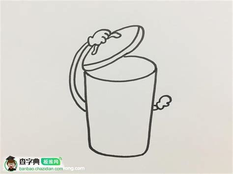 垃圾分类手账简笔画 简笔画图片大全 普车都