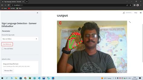 sign language detection web application no gpu required mediapipe