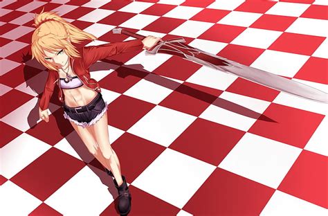 Fate Series Fate Apocrypha Mordred Fate Apocrypha Saber Of Red