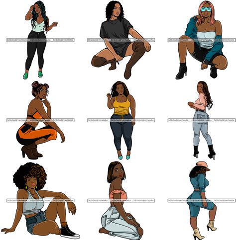 Super Bundle 81 Sexy Fashion Woman Goddess Glamour Svg Cutting Files