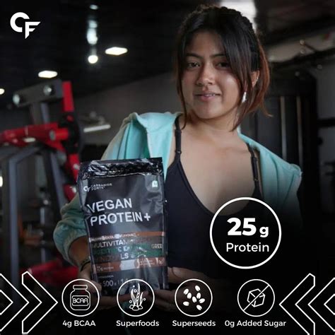 Carbamide Forte Vegan Protein Powder Plant Based Pea Protein Powder