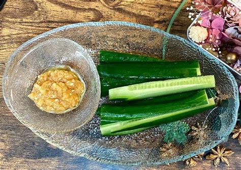 Cucumber Sticks With Miso Paste Recipe By Aunty Eiko S International