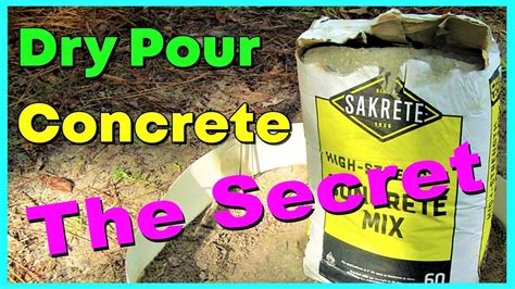 The Secret To Smooth And Easy Dry Pour Concrete Works Every Time YouTube