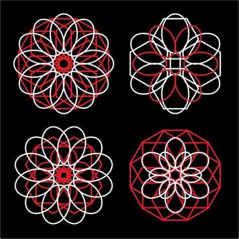 Premium Vector Radial Patterns 103