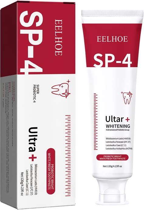EELHOE Sp-4 Toothpaste | Probiotic Bright White Fresh Toothpaste ...