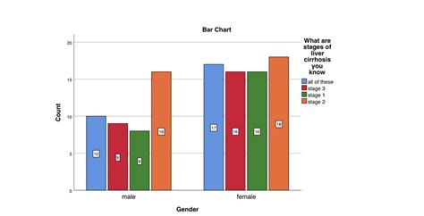 Bar Graph Showing Association Between The Gender X Axis And