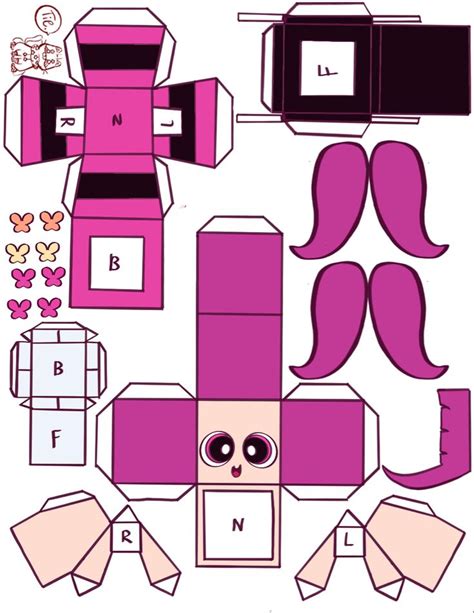 Hanni Powerpuff Paper Figure Tipos De Origami Manualidades Diseño De Pegatina