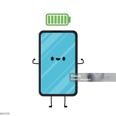 스마트 폰 캐릭터 디자인 스마트 폰 벡터입니다 흰색 바탕에 스마트폰 공란에 대한 스톡 벡터 아트 및 기타 이미지 공란 라벨