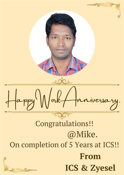 Ics Global Soft On Linkedin Happy Work Anniversary Maruthi Bejjarapu