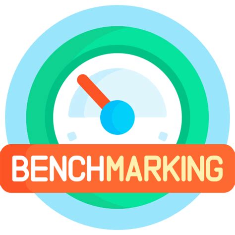 Benchmarking Detailed Flat Circular Flat Icon