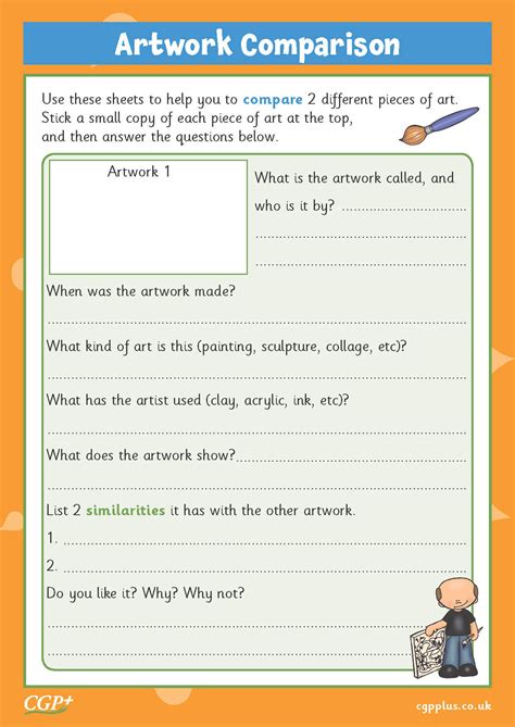 Comparing Two Pieces Of Art Years 1 2 Cgp Plus