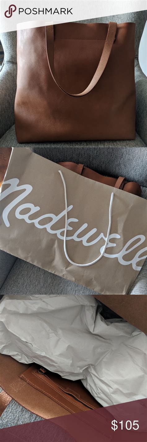 BRAND NEW Madewell Transport Tote Saddle Leather Transport Tote Madewell Transport Tote
