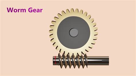 worm gear 3d animation youtube
